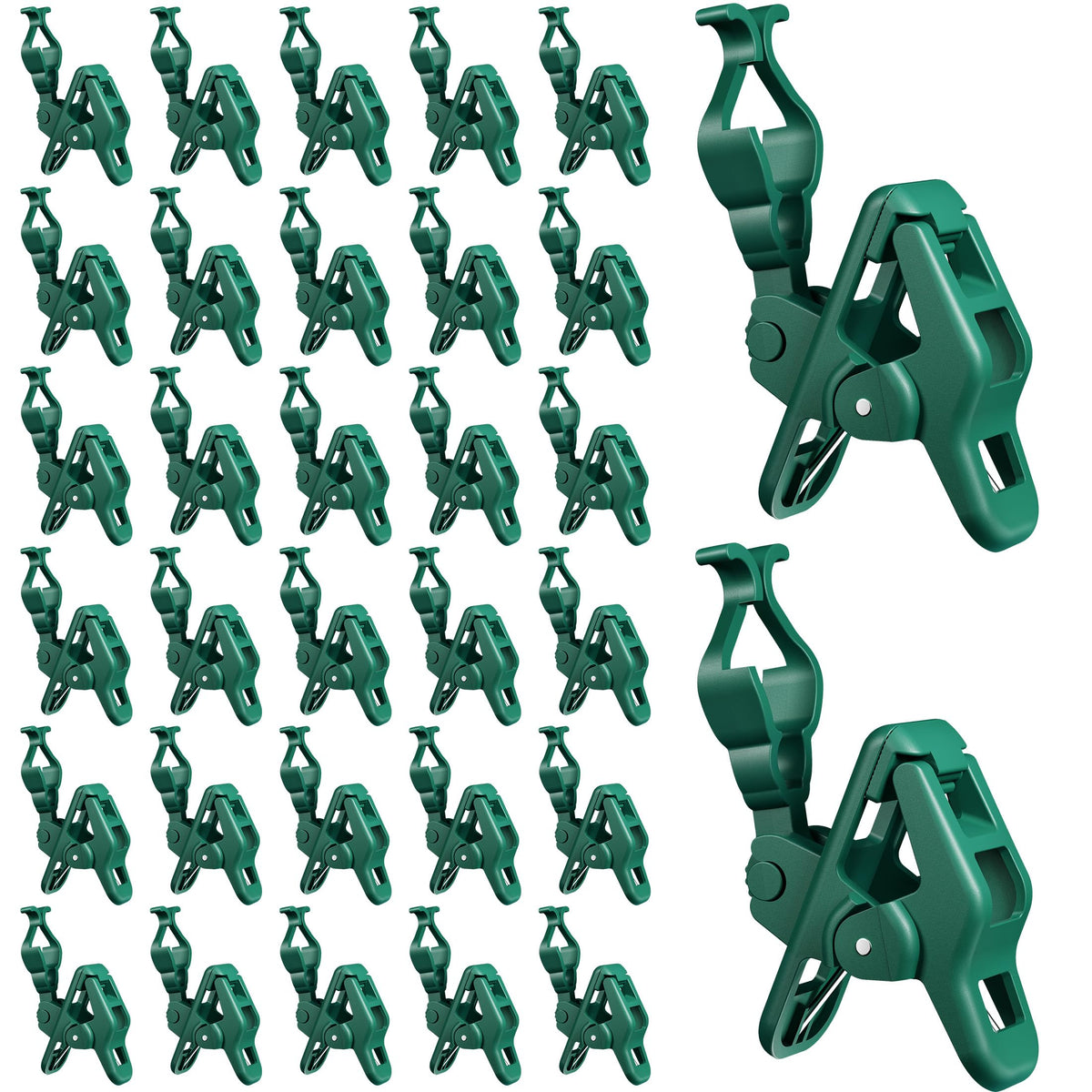C7 C9 Christmas Lights Spring Clips, 100 Count Holiday Lights Quick Sp ...