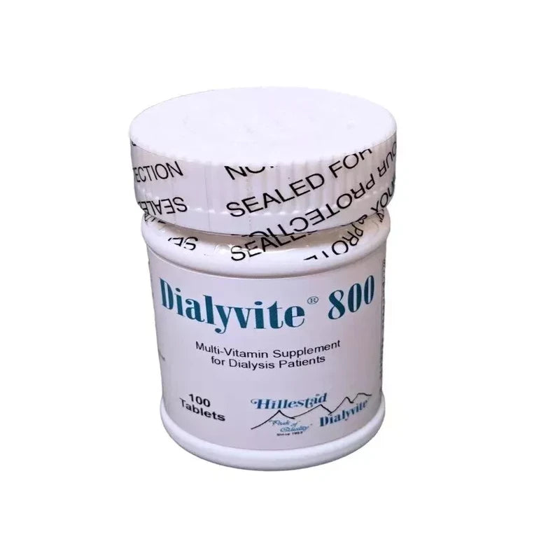 Dialyvite 800 Tablets 100ct - Multivitamin Supplement for Dialysis Pat ...