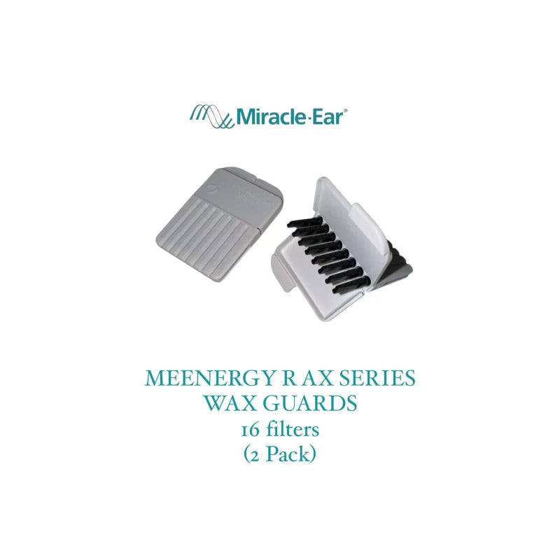 Miracle-Ear MEENERGY R AX RIC NanoCare WaxGuard 16 Filters (2 pack ...
