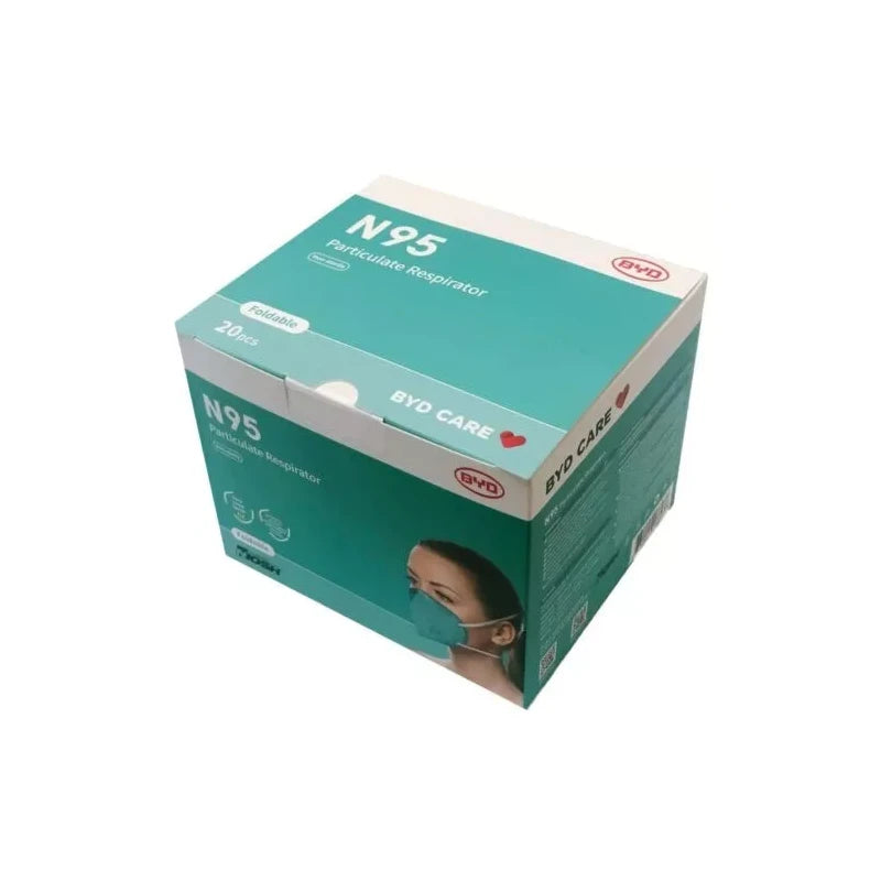 BYD Care Full Box BYD N95 Protective Disposable Face Masks NIOSH Appro ...