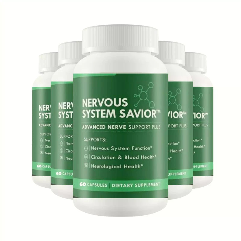 Nerve 5-Pack Nervous System Savior - Advanced Nerve Health Support (30 ...