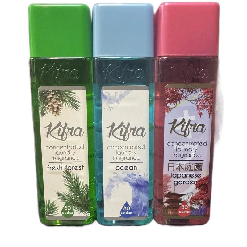 Kifra Laundry Fragrance - Fresh Forest, Ocean & Japanese Garden - Pack ...