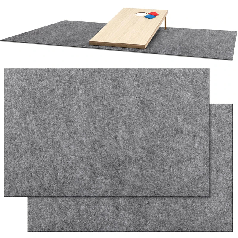 Silipull 2 Pcs Cornhole Mats 60 x 96 Professional Cornhole Pitch Pads ...