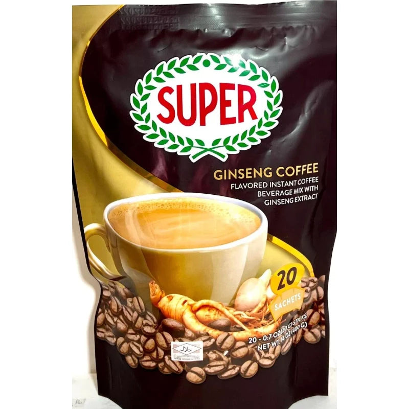 Super Ginseng Instant Coffee 20 Sachets x 20g~7/09/2026 – Under Yours