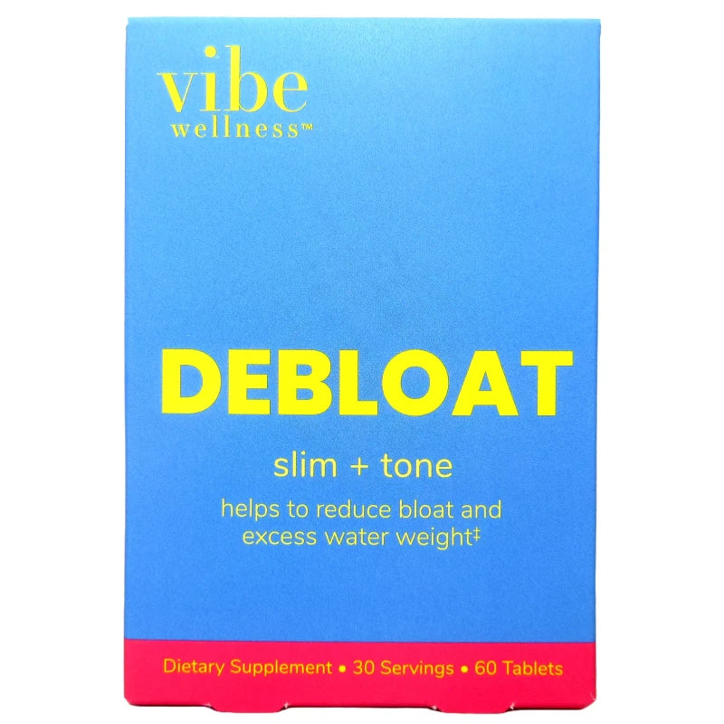 Vibe Wellness Debloat Slim + Tone Dietary Supplement 60 Tablets – Under ...