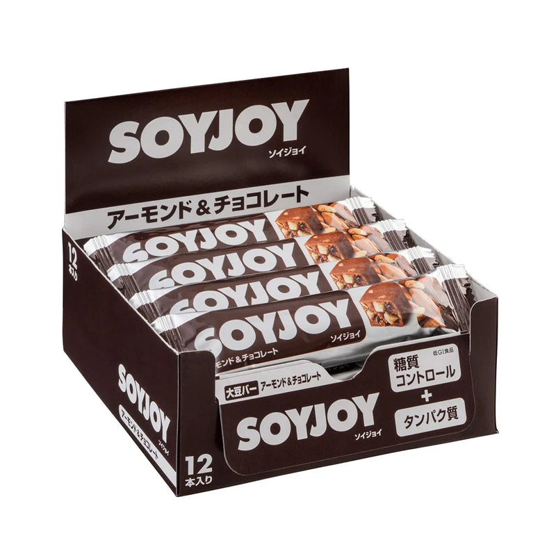 Otsuka Pharmaceutical SOYJOY Snack Bars, Almond & Chocolate, 1.1 oz (3 ...