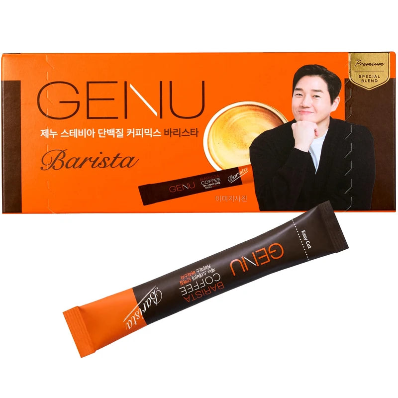 GENU Stevia Protein Instant Coffee Mix (20 sticks, Barista) – Under Yours
