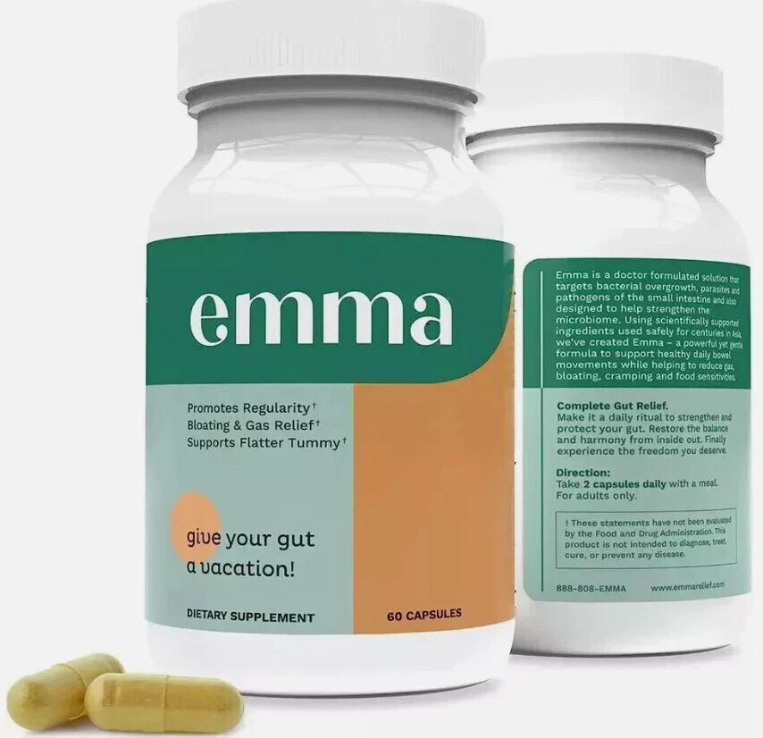 3 Pack Emma Relief Supplement Konsciens Keto For Gut Bloating - 60 Cap ...