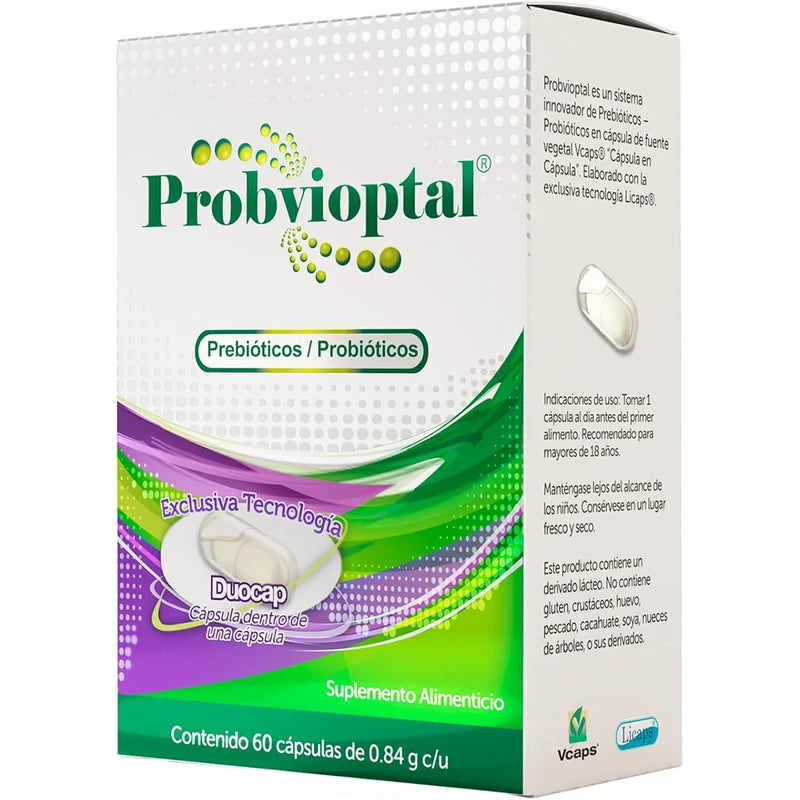 Probvioptal™ Probióticos y Prebióticos | 14,000 Millones de UFC | 60 C ...
