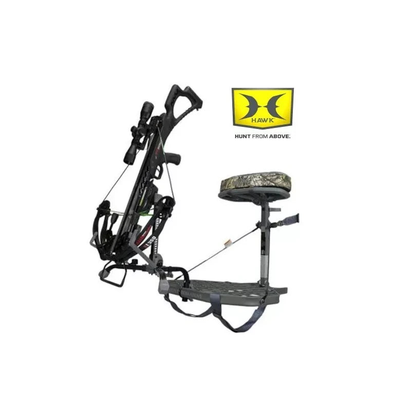 Hawk Kwik-Grab Crossbow Stand for Ground or Treestand Holder Cradle ...