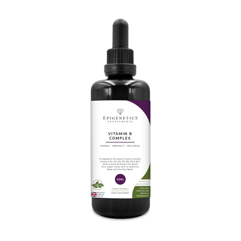 Epigenetics Vitamin B Complex Liquid Drops 50ml | 2 Months Supply, 66 ...