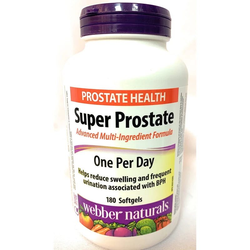 Webber Naturals Super Prostate (180 Softgels), 180 Count – Under Yours